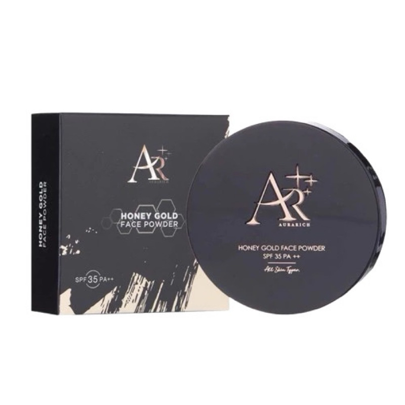 แป้งพัฟน้ำผึ้งทองคำ(1ตลับ) / HONEY GOLD FACE POWDER SPF35 PA++ | Shopee ...