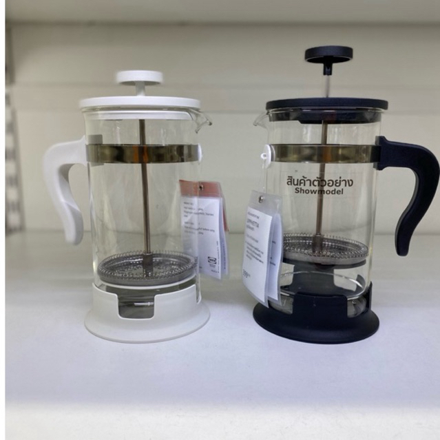 UPPHETTA ที่ชงกาแฟ ที่ชงชา แก้ว/สแตนเลส 1 ลิตร มีให้เลือก 3 สี ดำ แดง ...