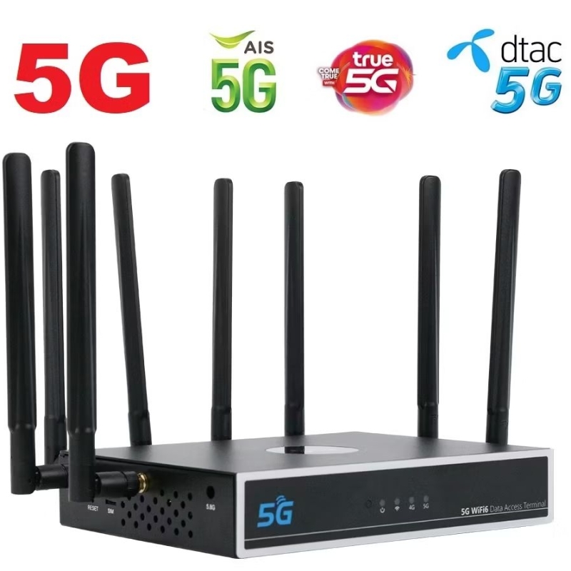 5G CPE Wifi Router เราเตอร์ ใส่ซิม รองรับ 3CA,5G 4G AIS,DTAC,TRUE,NT ...