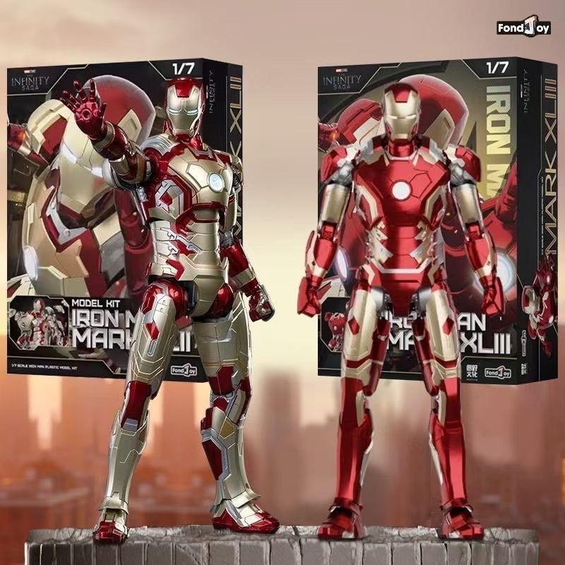 IRONMAN MK42 & 43 FONDJOY 1/7 LED Model Kit Action Figure 26 cm ...