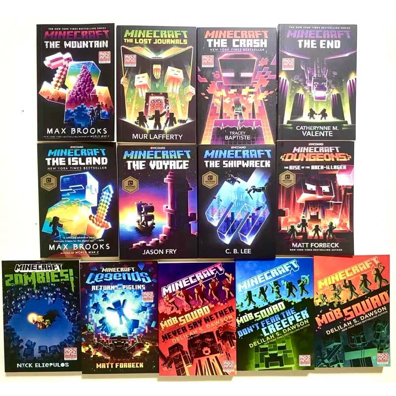 MC Minecraft English Novel Full Set of 1-13 Volumes Minecraft Voyage ...