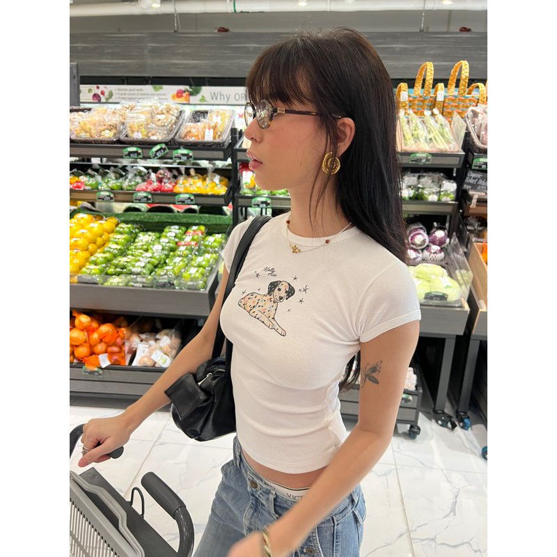 Molly damii baby tee | Shopee Thailand