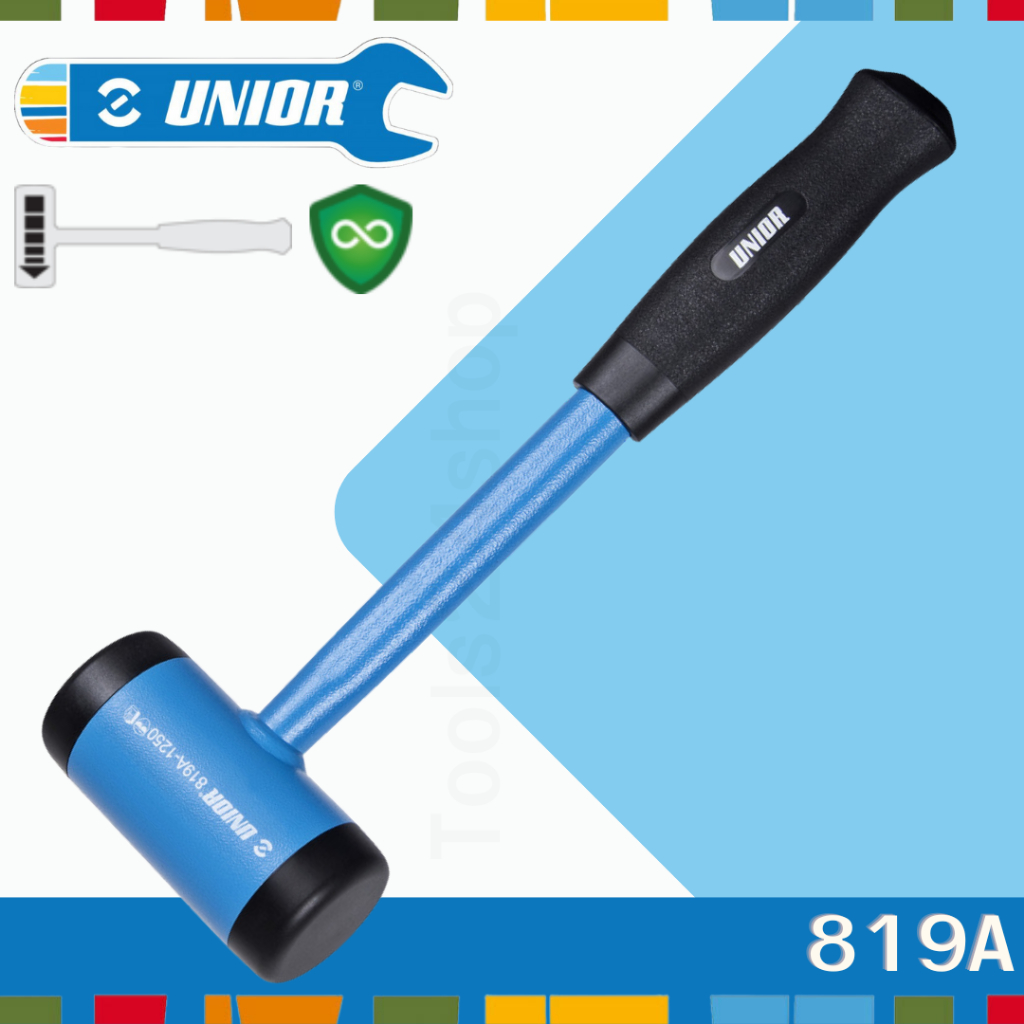 UNIOR ค้อนเคาะไร้แรงสะท้อน หัวกลม ด้ามเหล็ก No.819A | Shopee Thailand