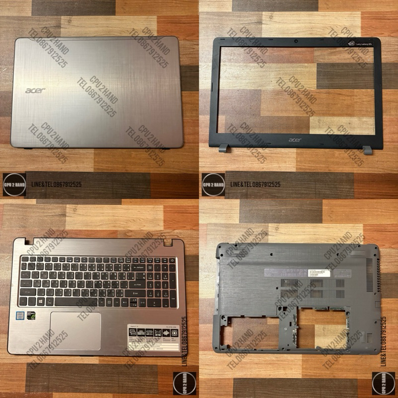 Acer Aspire F5-573 F5-573G SILVER Cover บอดี้ ขาพับ แพจอกล้อง ชุดชาร์จ ...