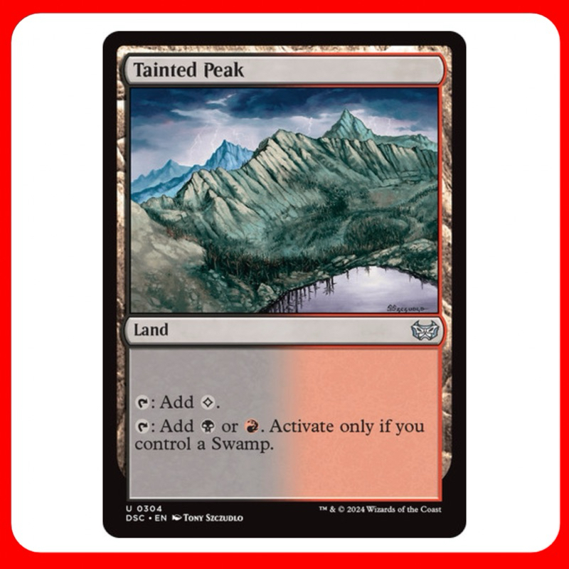 [MTG] Tainted Peak [DSC] [LAND] [UNCOM] [NORMAL] [ENG] (การ์ดเมจิค ...