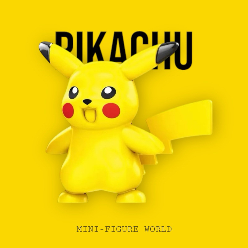 [Rare]Mini-figure Pikachu - Lego adaptable [หายาก]มินิฟิกเกอร์ โปเกมอน ...