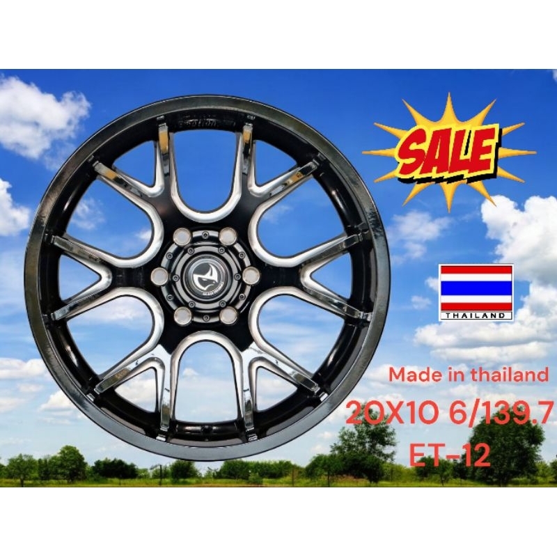 ล้อแม็ก EMOTION R ETH ขอบ20 6รู139.7 กว้าง10นิ้ว ออฟเซต -12ล้อแม็กผลิต ...