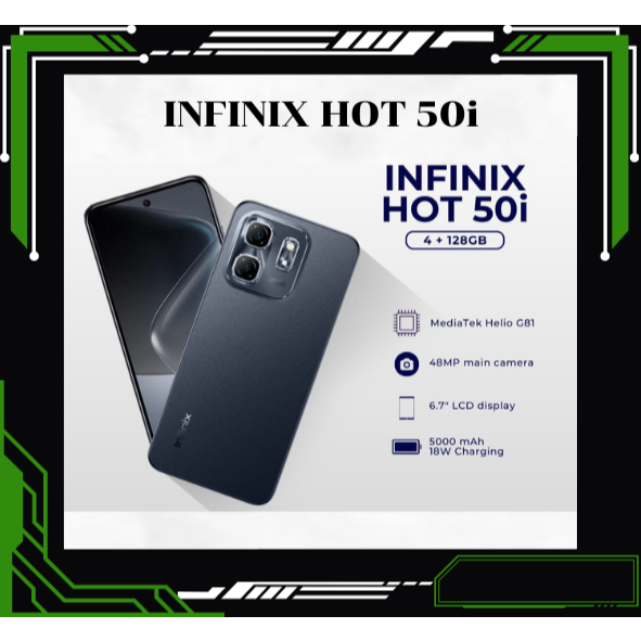 Infinix Hot50i ( Ram 4GB + Rom 256GB ) เครื่องศูนย์ไทย | Shopee Thailand