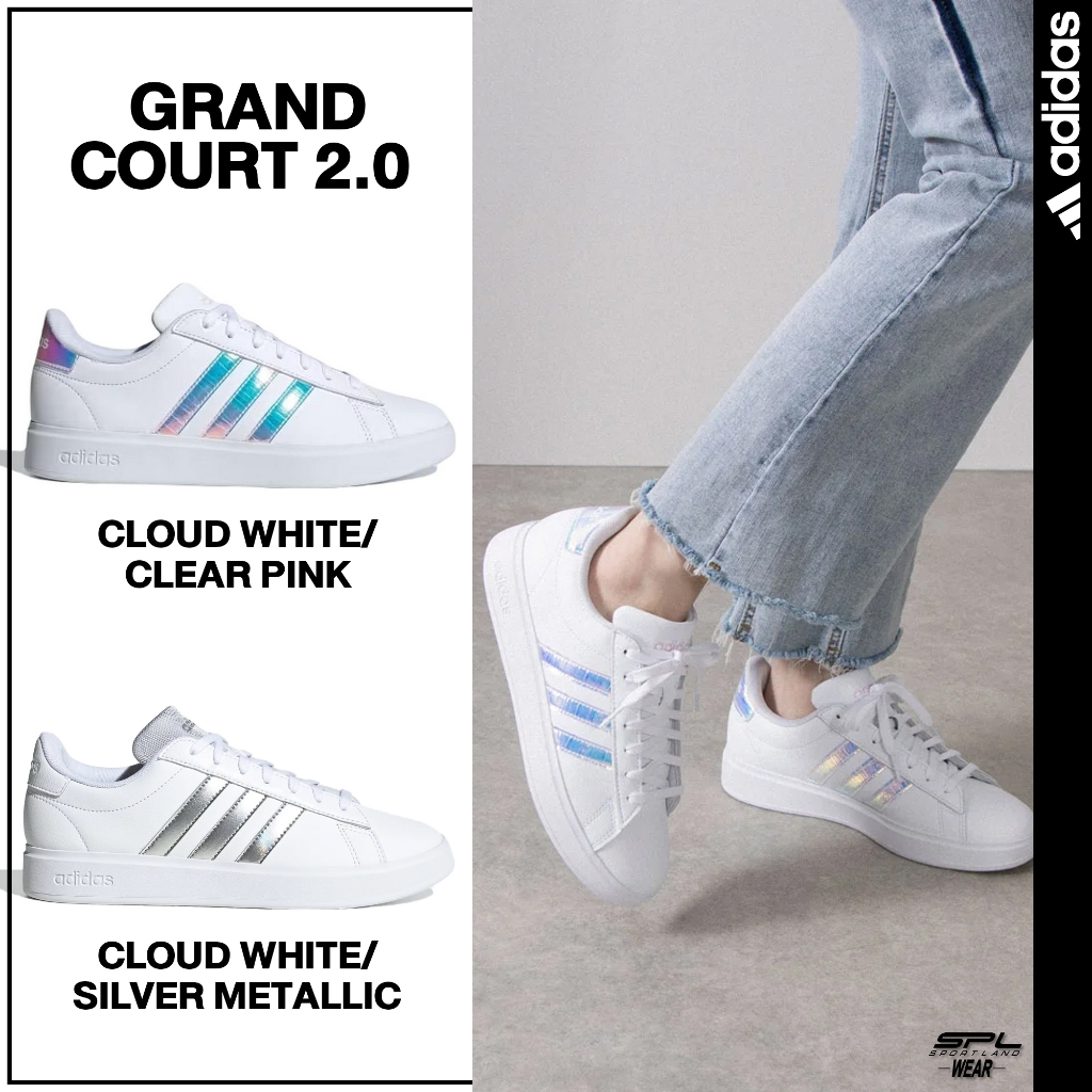 Adidas Collection อาดิดาส รองเท้าผ้าใบ รองเท้าแฟชั่น W Grand Court 2.0 ...