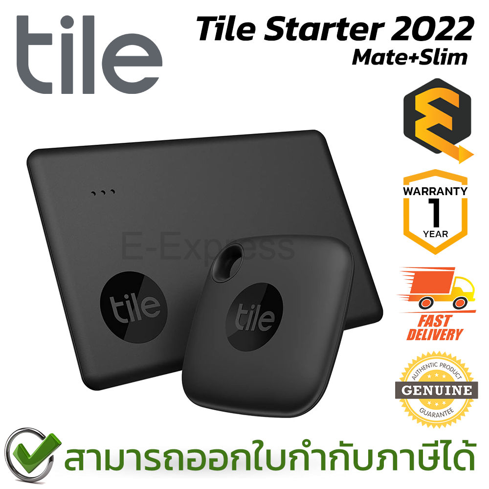 Tile Starter (2022) [Mate+Slim] เครื่องติดตาม ของแท้ ประกันศูนย์ 1ปี ...