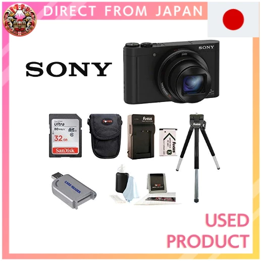 【Used】Sony Compact Digital Camera Cyber-shot DSC-WX500 Black Optical ...