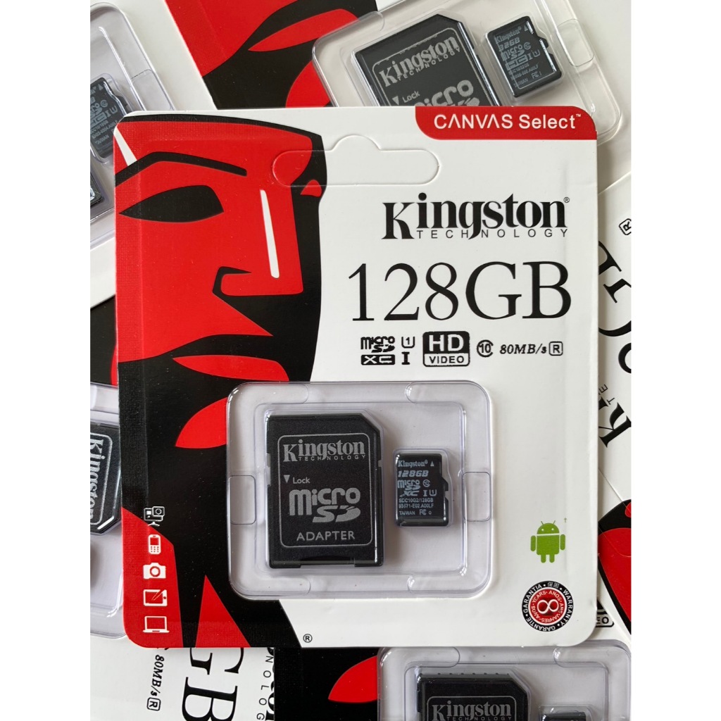 Kingston Micro sd card Memory Card 128GB กล้อง/กล้องติดรถยนต์ ...