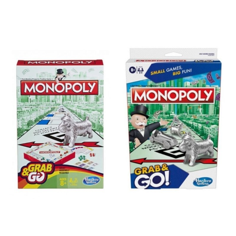Hasbro Gaming Monopoly Grab and Go Board Game Travel Size บอร์ดเกม โมโน ...