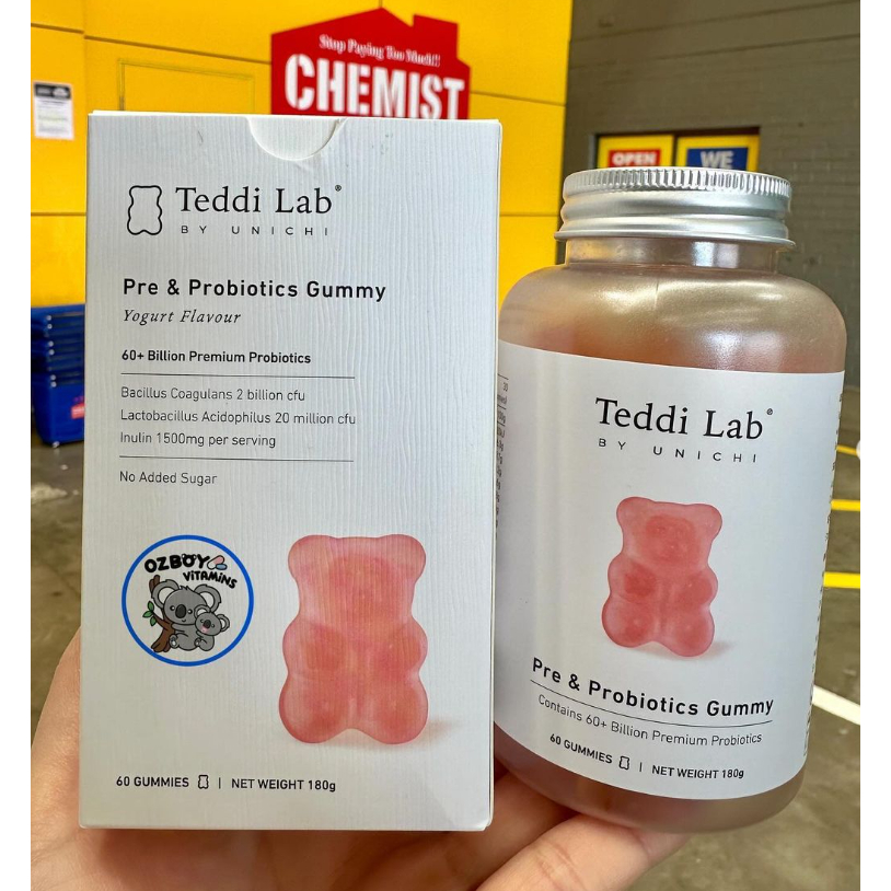Teddi Lab By Unichi Pre & Probiotics Gummy | Shopee Thailand