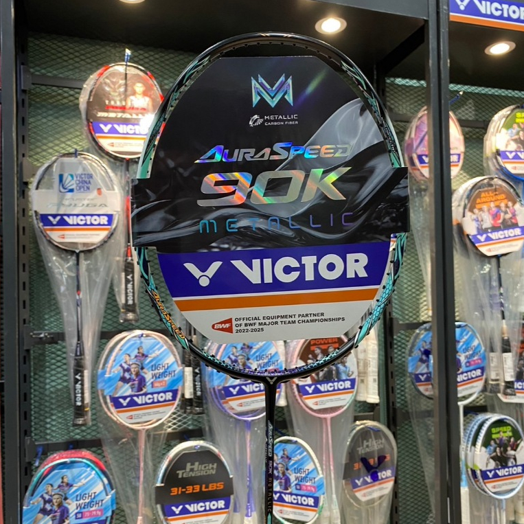 VICTOR ไม้แบดมินตัน รุ่น ARS-90K METALLIC [แถมเอ็น+ขึ้นเอ็นฟรี+ที่พัน ...
