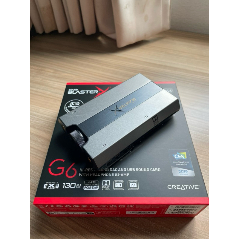 SOUND CARD (ซาวการ์ด)Creative Sound blasterx g6 | Shopee Thailand