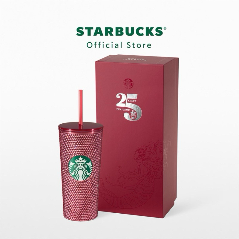 ‼️พร้อมส่ง‼️Starbucks Stainless Steel Pink Bling 25 Th | Shopee Thailand