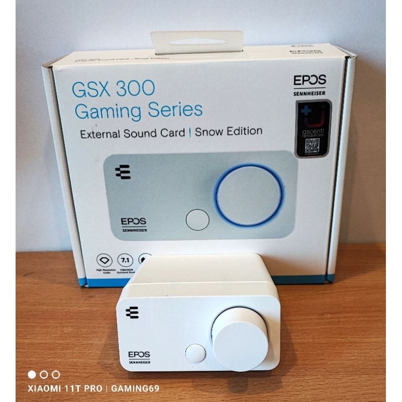 EPOS Sennheiser GSX 300 External Sound Card (Snow edition) | Shopee ...