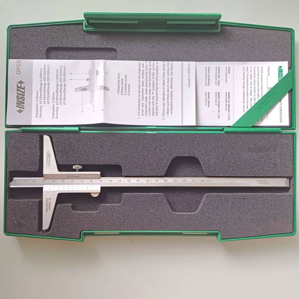 เวอร์เนียร์วัดลึก ความละเอียด 0.02mm Vernier Depth Gage 6", 8", 12 ...