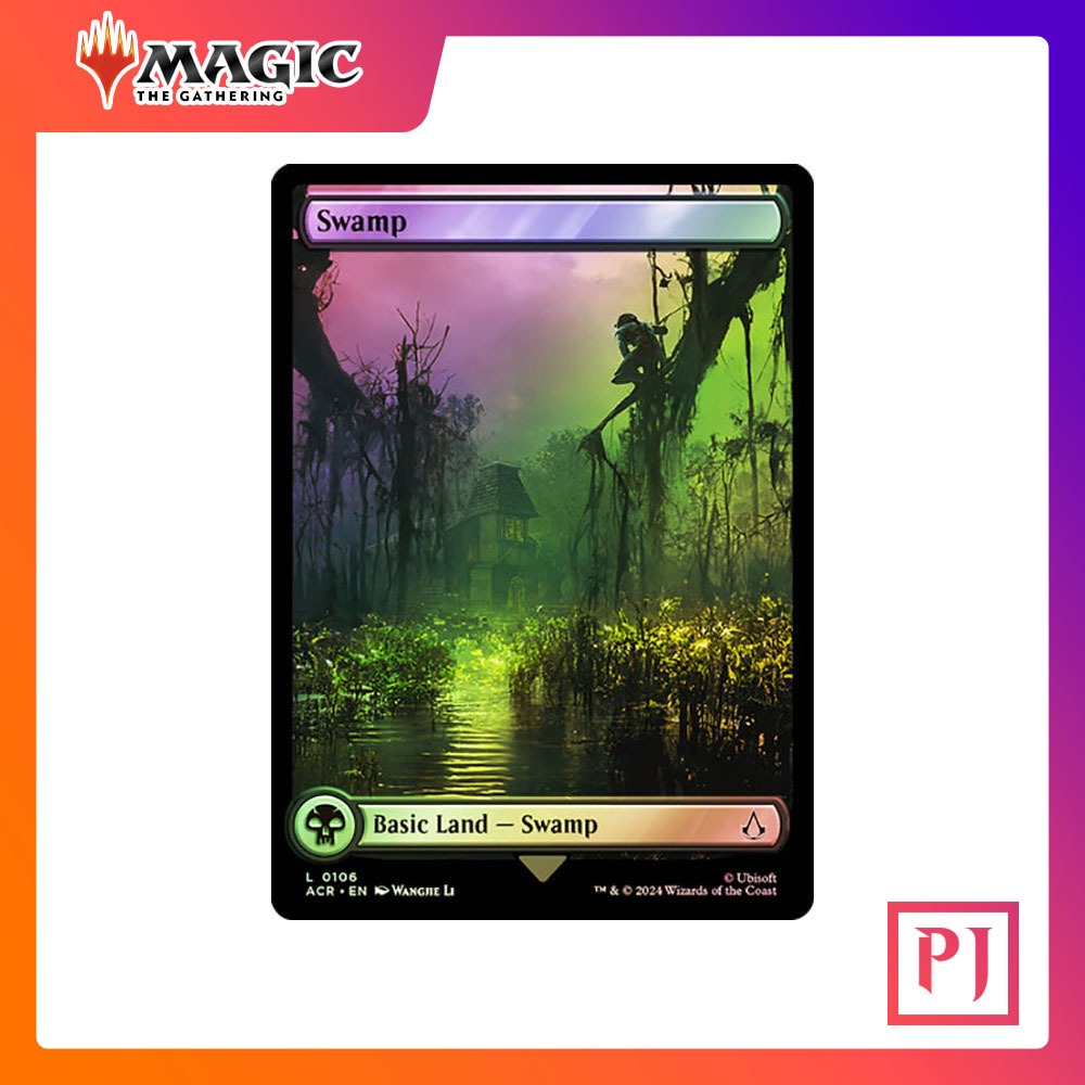 [MTG] Swamp (#106) (Full Art) [ACR] [LAND] [COMMON] [FOIL] [ENG] (การ์ด ...
