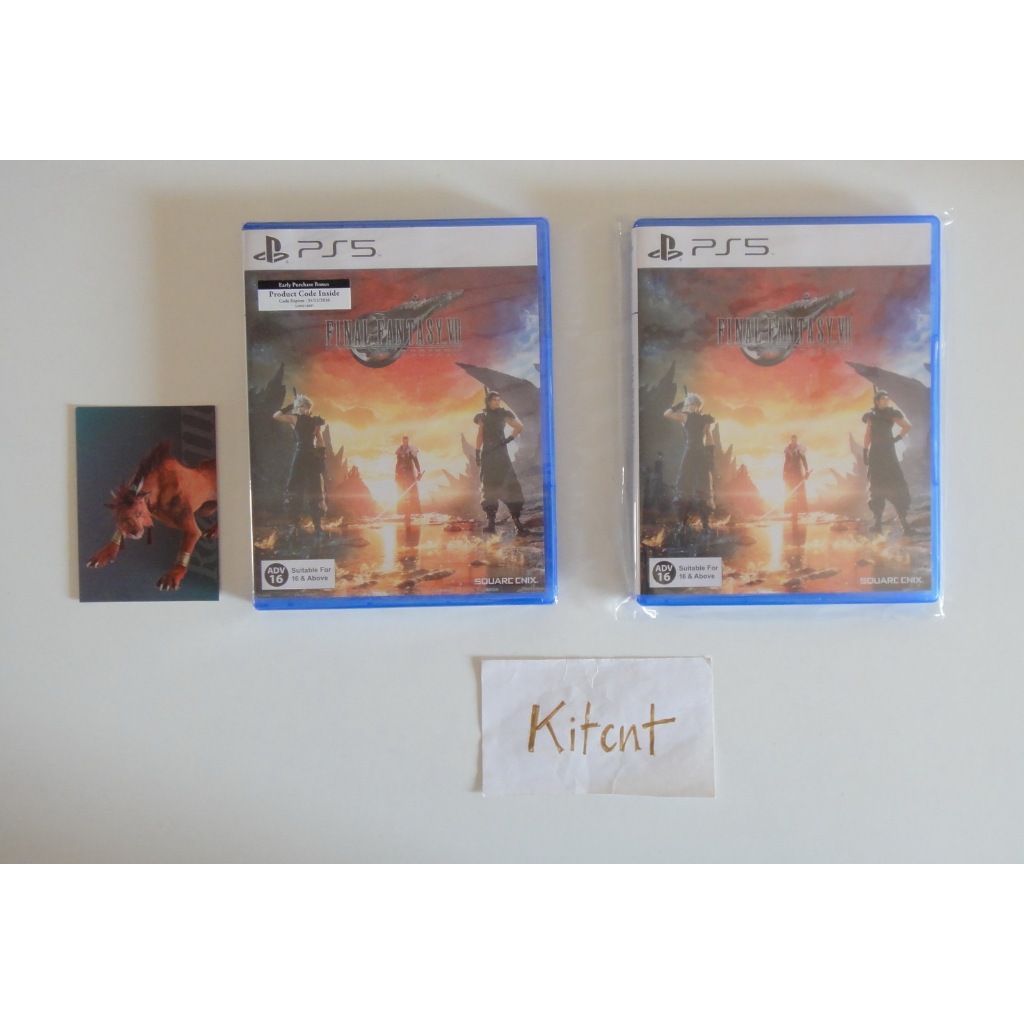 แผ่นเกมส์ PS5 FF VII Rebirth Final Fantasy VII Rebirth [Zone 3/Asia ...