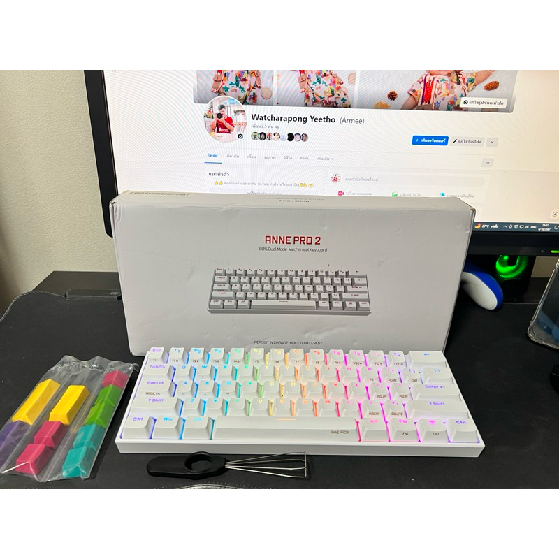 Anne Pro 2 brown swมือ2 | Shopee Thailand