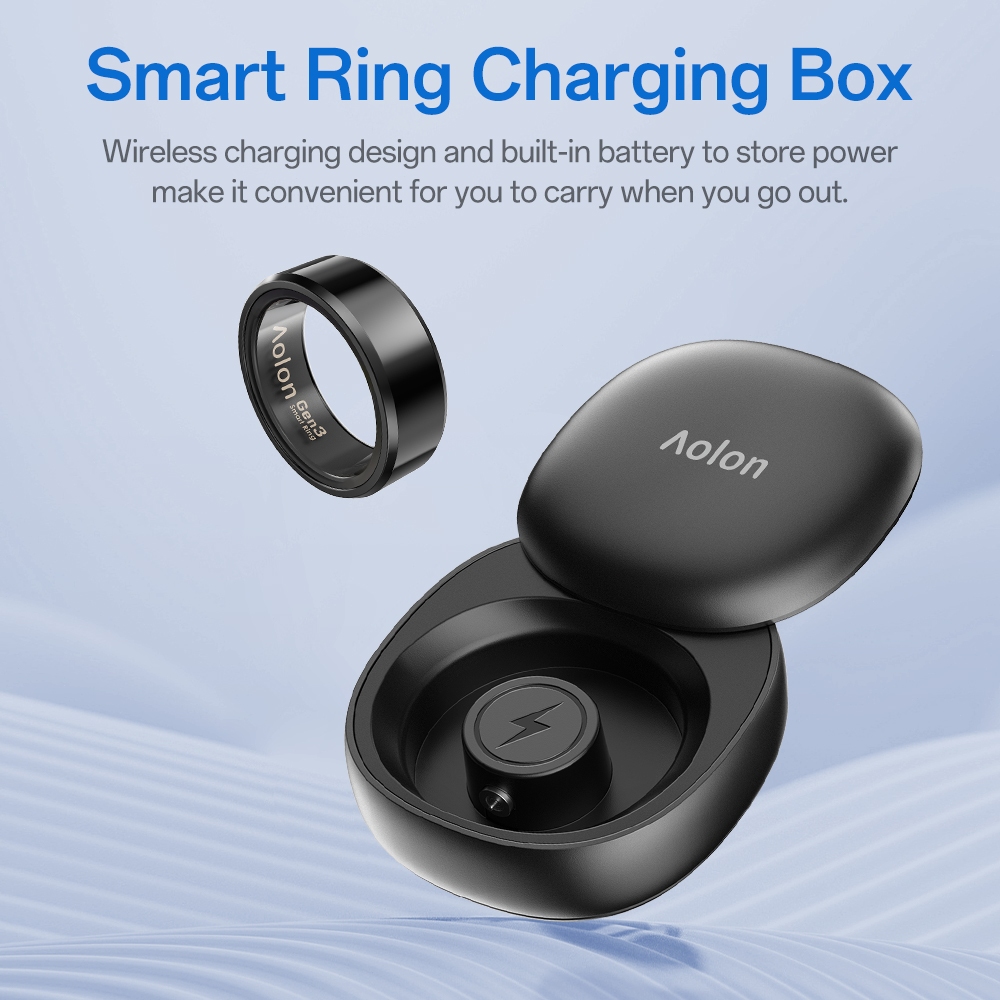 Aolon ARCB Ring Gen 3 กล่องชาร์จ 200mAh charge box การชาร์จแบบ Type-C ...