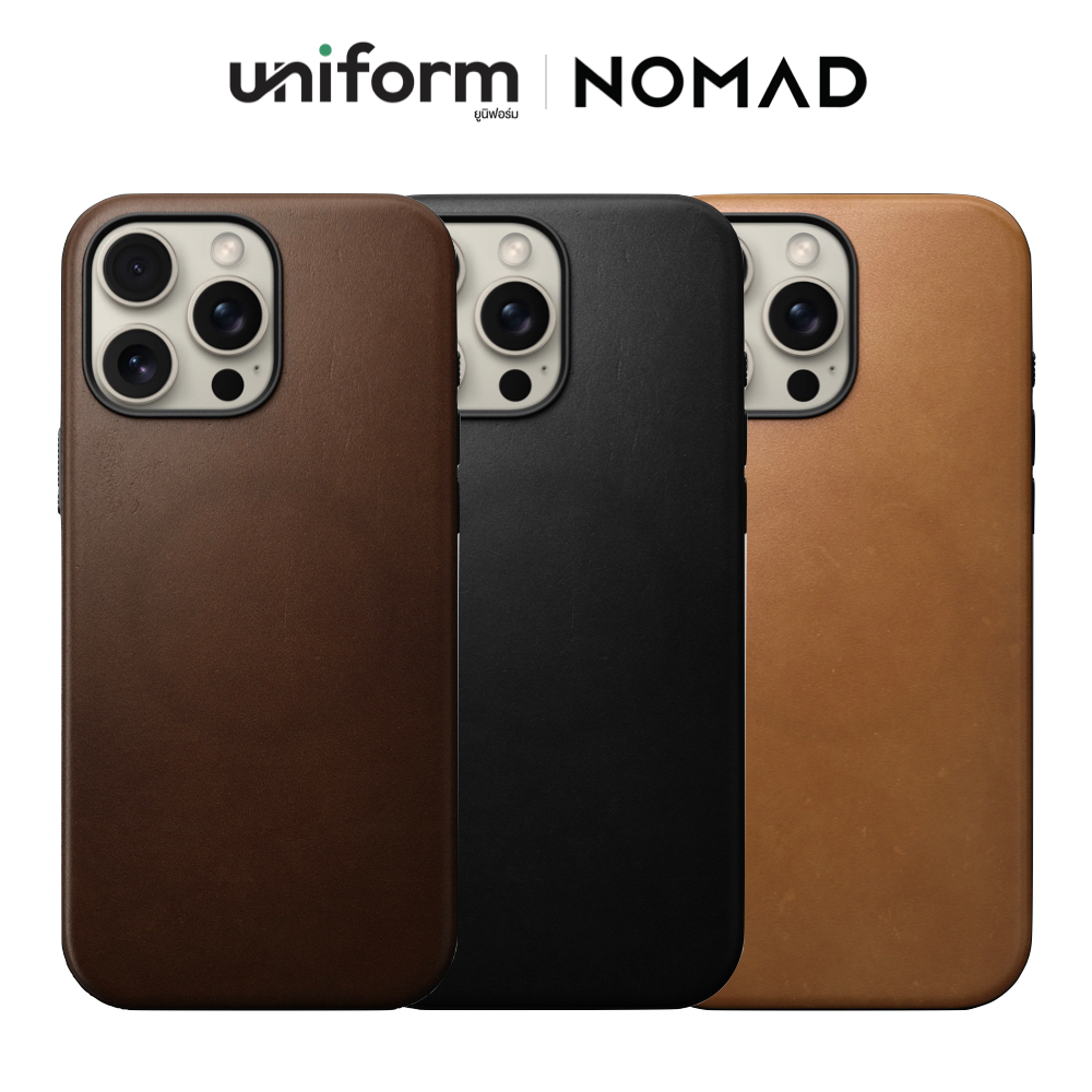 เคสมือถือ Nomad Modern Leather Nomad Leather Case iP 16 Pro / 16 Pro ...