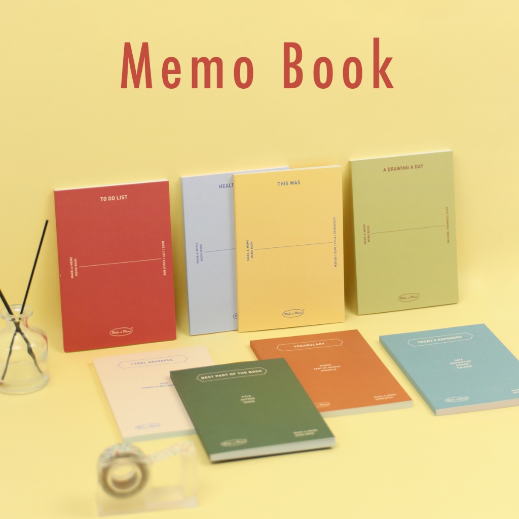 Make a Memo Memo Book สมุดบันทึก | Shopee Thailand