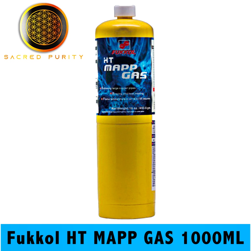 แก็สกระป๋อง Fukkol HT MAPP GAS 1L แก๊สพกพา ความร้อนสูง | Shopee Thailand