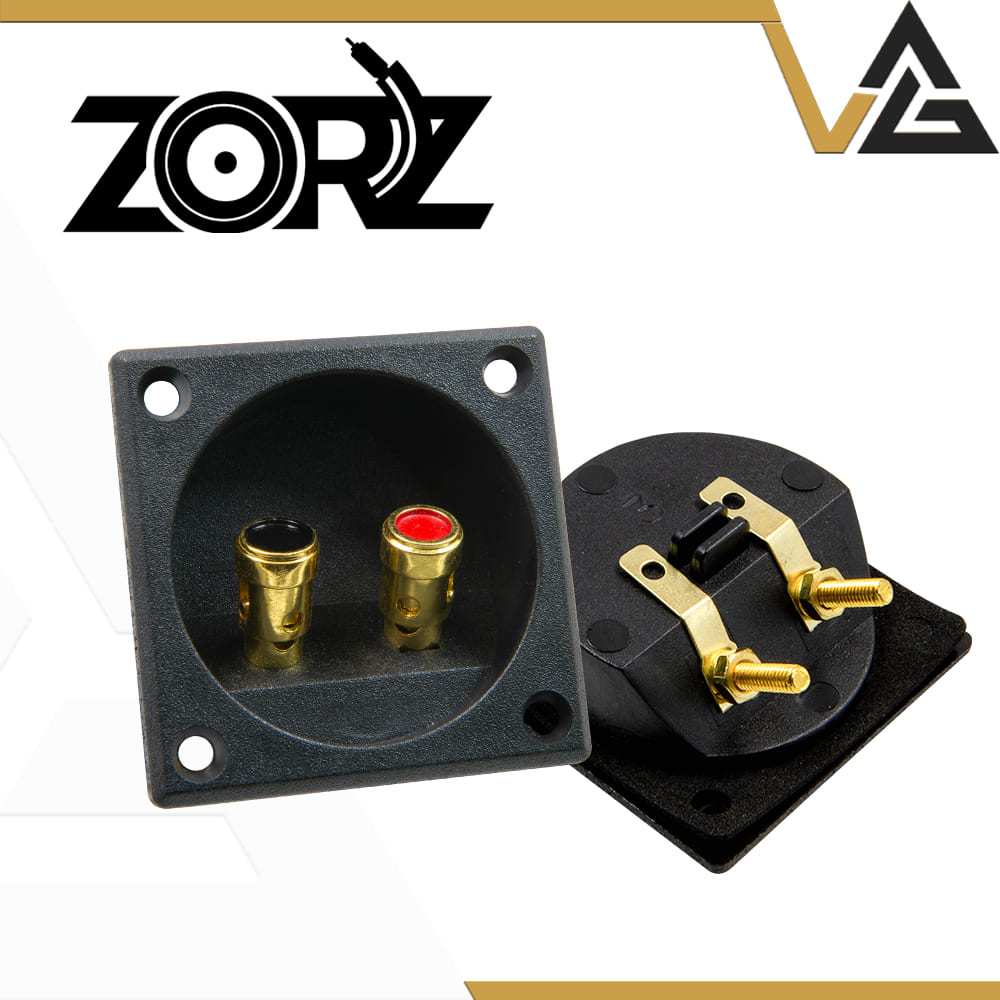 ZORZ แท็ปลำโพง ไบดิ้งบอร์ด ขนาด 57mm. แทปลำโพง ขั้วสปริง ชุบทอง 57x57mm ...