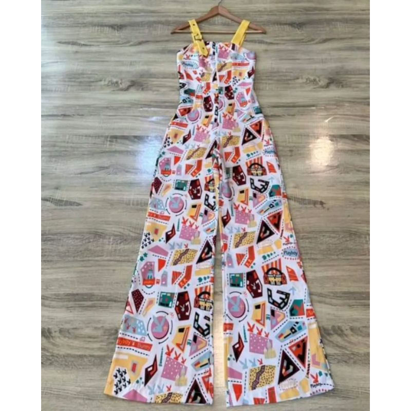 จั๊มสูทขายาว งานป้าย Naricha | Shopee Thailand