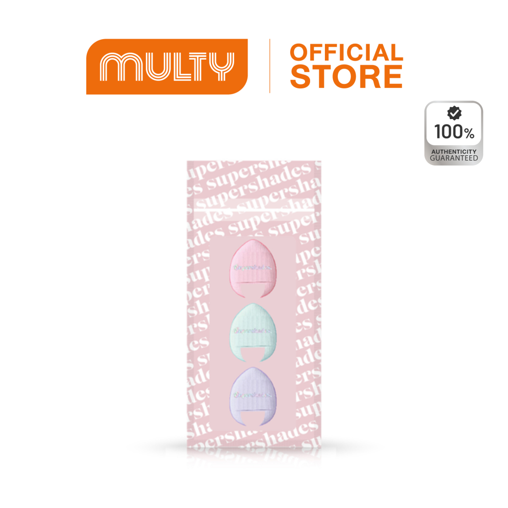 Supershades-Mini Cushion Puff 3pcs พัฟฟองน้ำ | Shopee Thailand