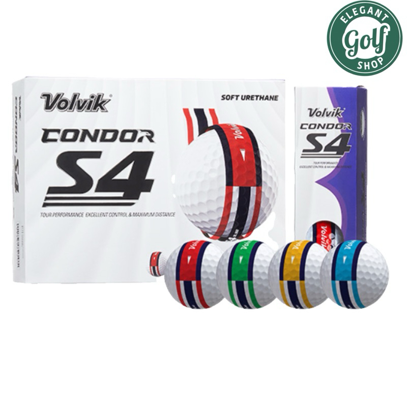 (ส่งไวที่สุดในช๊อปปี้)⛳️ลูกกอล์ฟVolvik Condor S3 DL 360 ไลน์ใหญ่ ใช้ ...