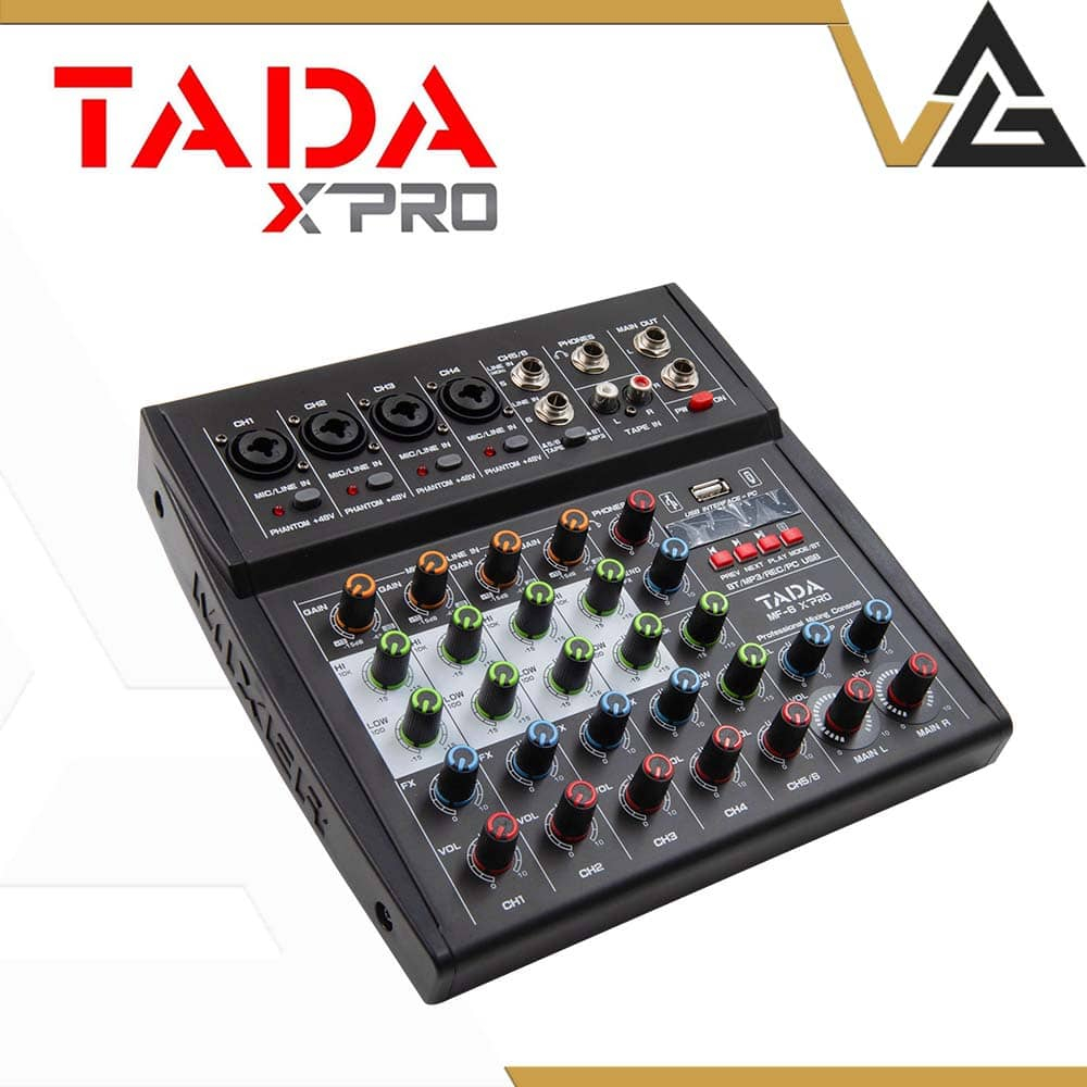 TADA XPRO Mixer MF-6 มิกเซอร์ 6 Ch เชื่อมต่อ Bluetooth/USB เครื่องเสียง ...