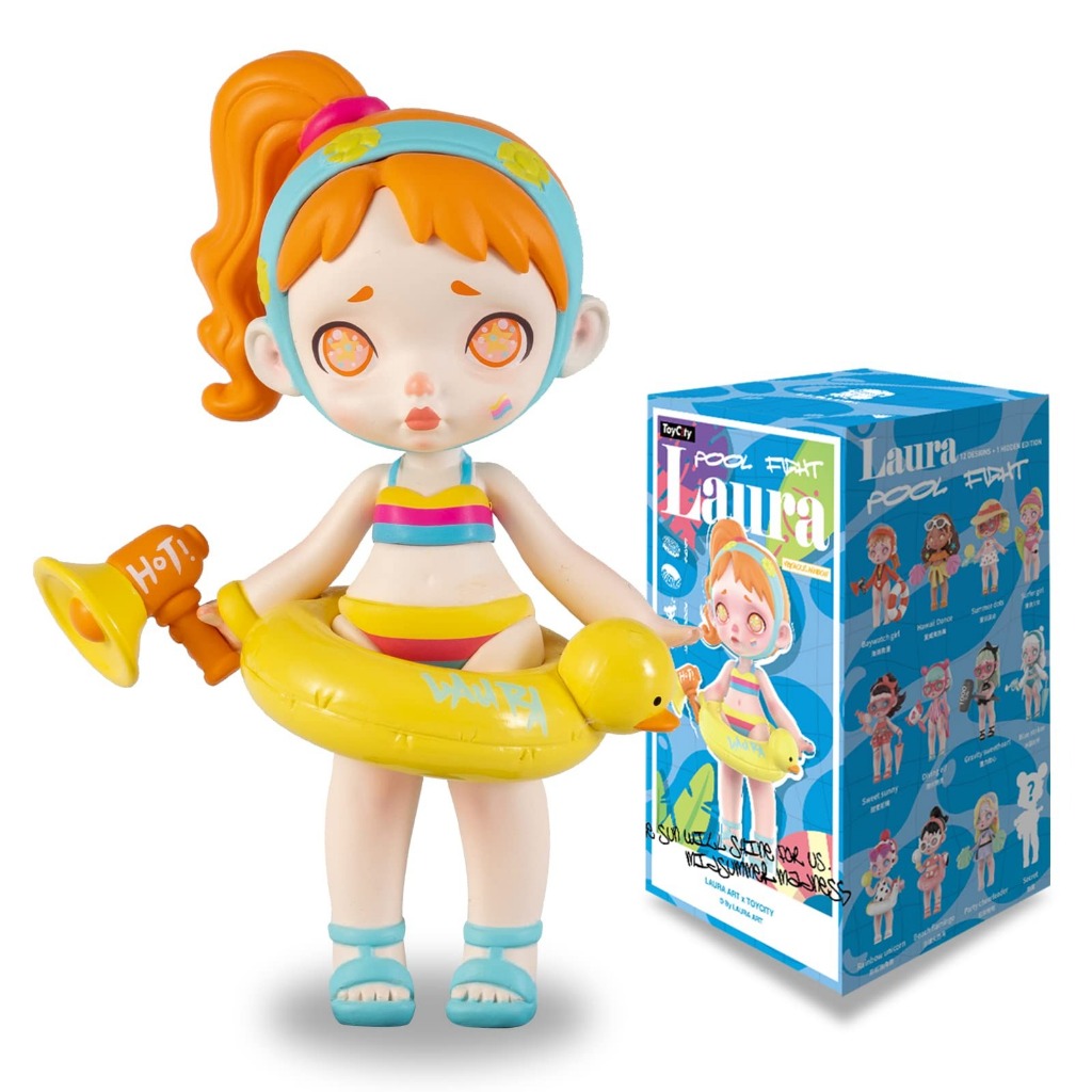พร้อมส่ง กล่องสุ่ม โมเดล Toycity Laura Pool Fight มีให้สะสม 12 แบบ ...