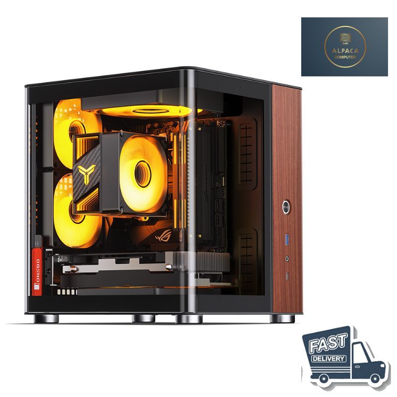 Jonsbo TK-0 Mini-ITX Case Computer สินค้าพร้อมส่ง (มีพัดลม 925 mm. 2 ...