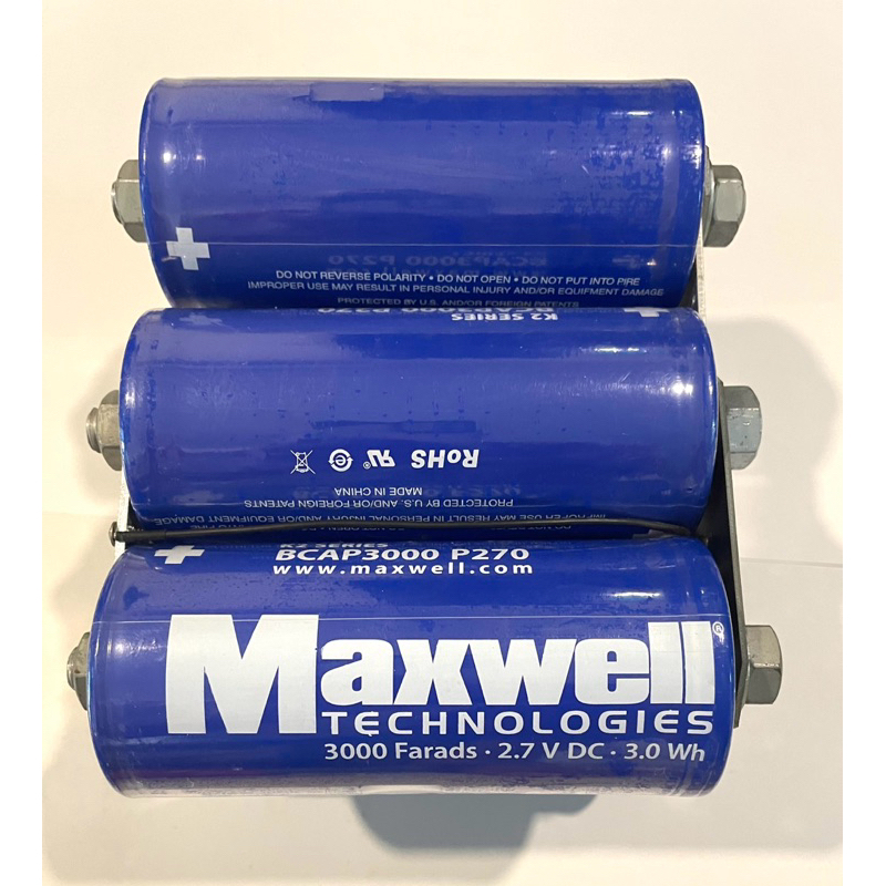 Maxwell Super Capacitor 500F 16.2 Volts with balancer PCB high CCA ...