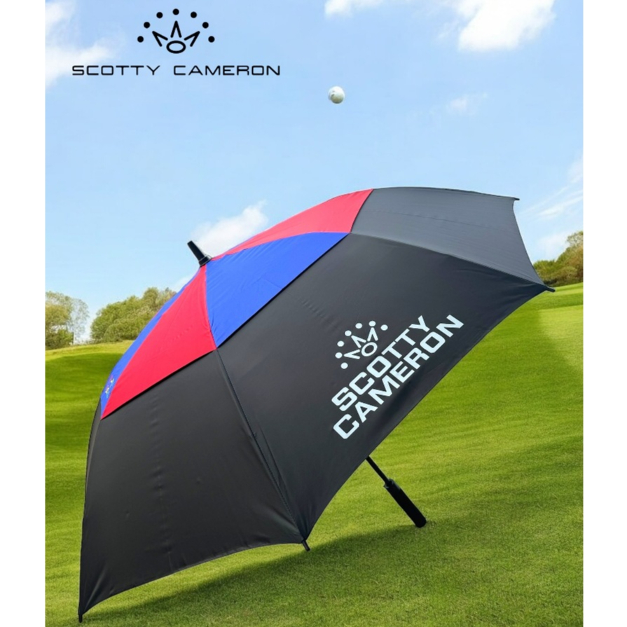 ร่มกอล์ฟ 2 ชั้น Scotty Golf Umbrella UV Vented Urban Brolly เมื่อกลาง ...