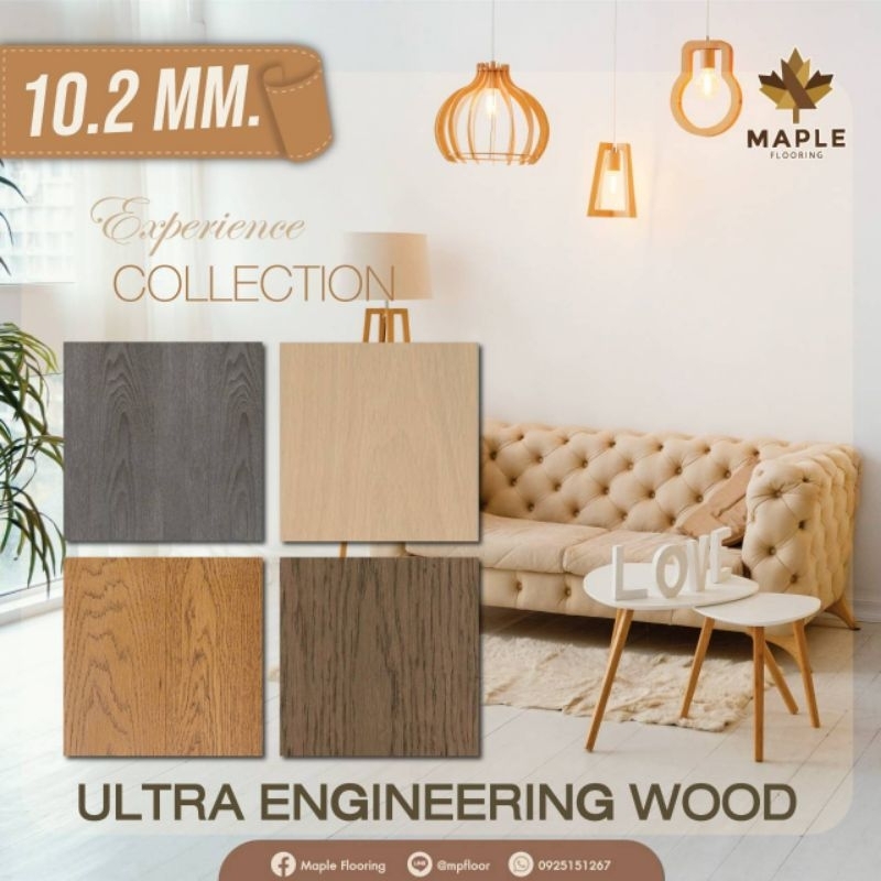 Maple Engineering คลิกล็อค หนา 10.2 มม. พร้อม ixpe โฟมในตัว รุ่น Ultra ...