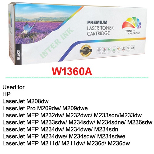 หมึกเลเซอร์ W1360A (136A) สีดำ Full Color | Shopee Thailand