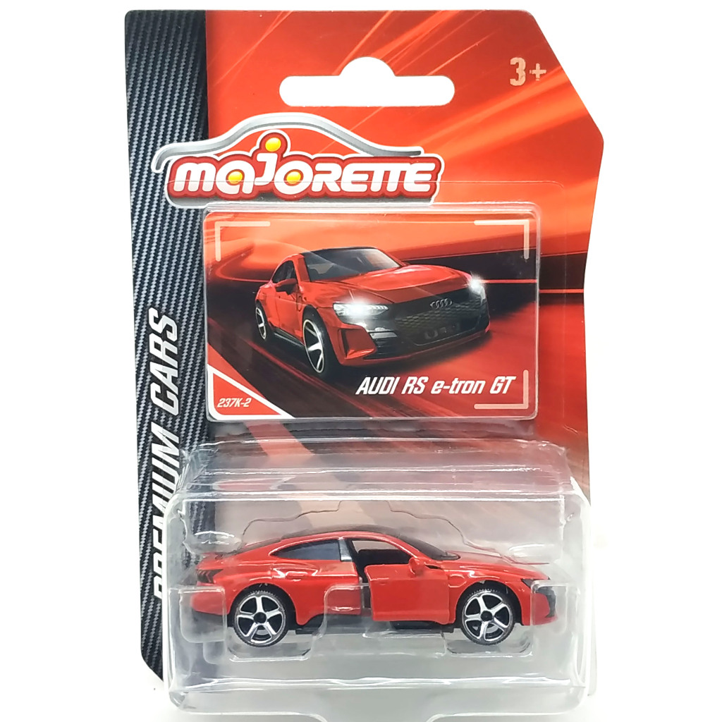 Majorette Audi RS E-Tron สีแดง หลังคาดำ Scale 1/63 (8cm) package แบบมี ...