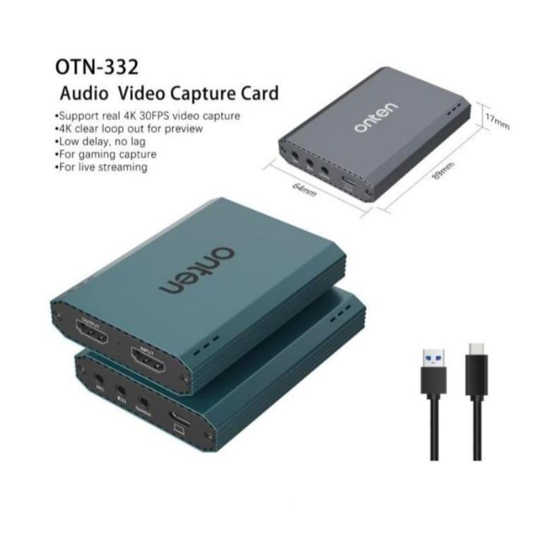 Onten Audio Video Capture Card OTN-332 | Shopee Thailand