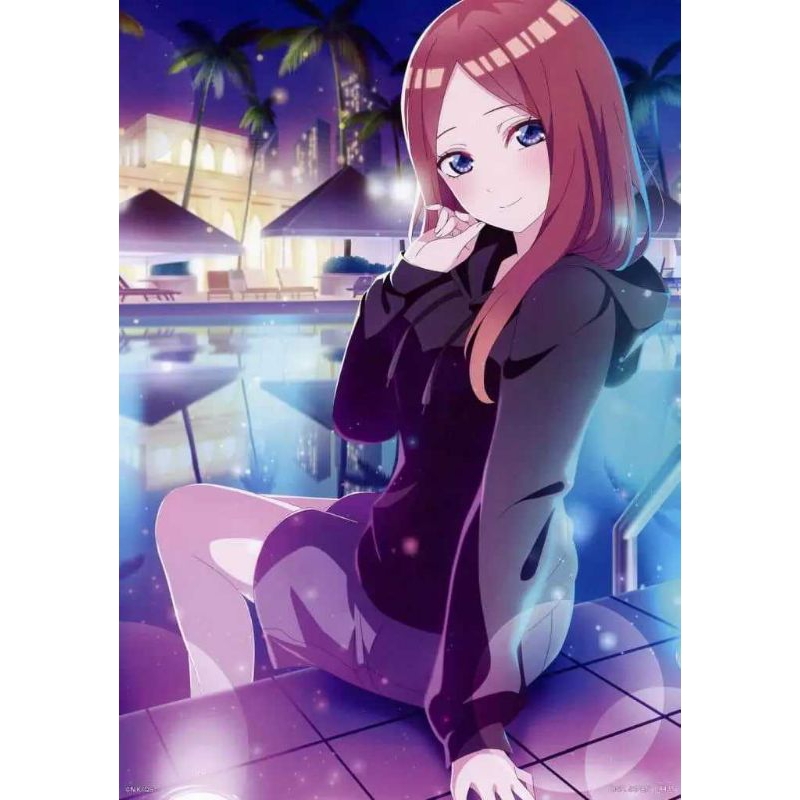 Nakano Miku - Illustration Panel - The Quintessential Qui | Shopee Thailand