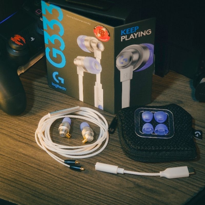 หูฟัง Logi G333 Mod MMCX แท้ 100% เสียงดีกว่าเดิม มอดถอดสายได้ | Shopee ...