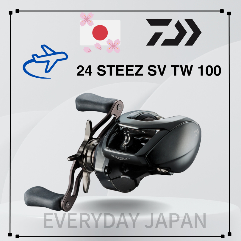 Daiwa 24 STEEZ SV TW 100 รอกตกปลา 100/100L/100H/100 HL/100XH/100XHL ...