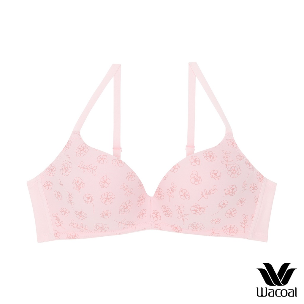 Wacoal Surprise Push up Bra บราดันทรง พิมพ์ลายหวาน รูปแบบไร้โครง รุ่น ...