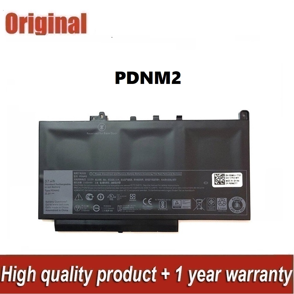 [ฟรี ไขควง] เดล แบตเตอรี่ PDNM2 (สำหรับ Latitude E7270 E7470 Series ...
