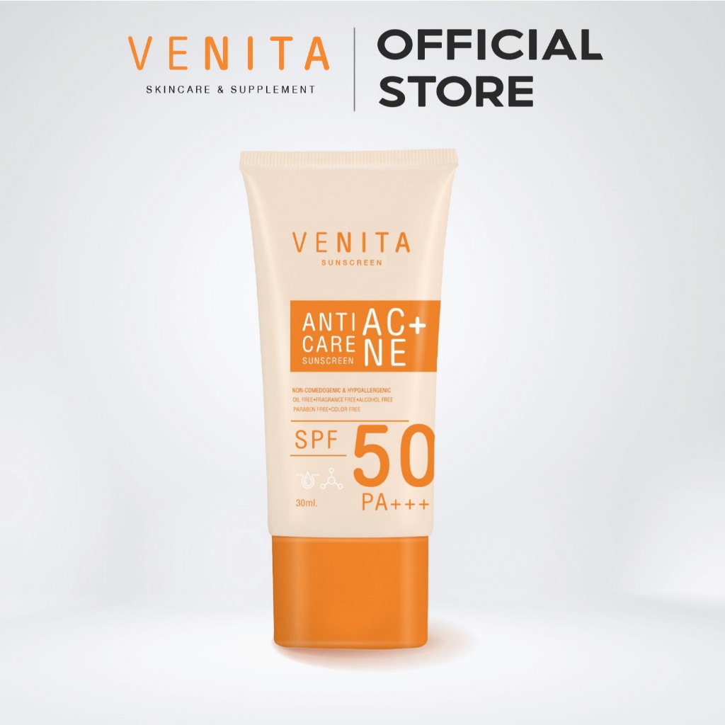 VENITA ครีมกันแดดเวนิต้า Venita Anti-Acne Care Sunscreen SPF50/PA ...