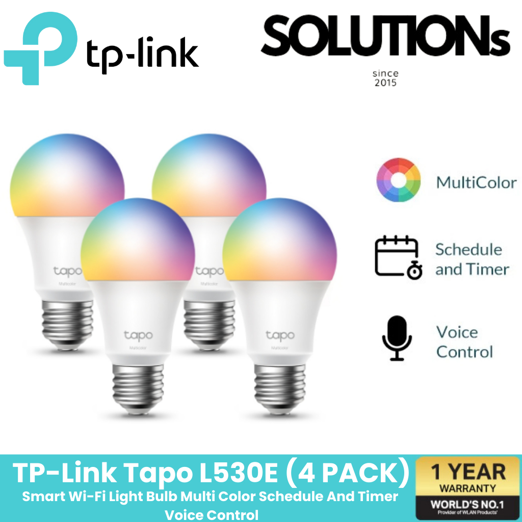 TP-Link Tapo L530E หลอดไฟอัจฉริยะ เปลี่ยนสี สั่งการด้วยเสียงได้ ผ่านแอป ...